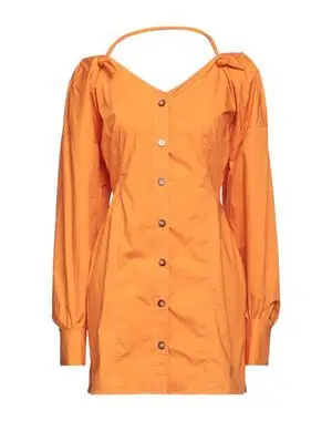 Nanushka Mini Shirt Dress - Orange