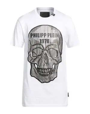 Philipp Plein T-shirt Size Cotton, Fiberglass - White