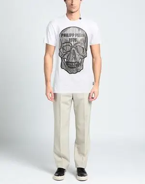 Philipp Plein T-shirt Size Cotton, Fiberglass - White