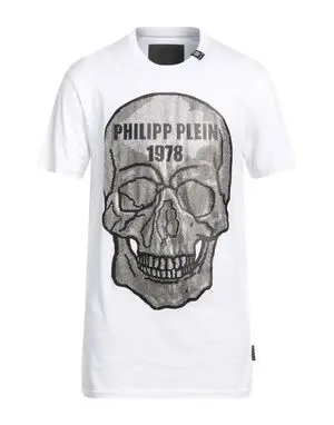 Philipp Plein T-shirt Size Cotton, Fiberglass - White