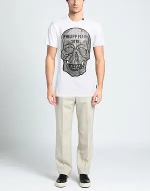 Philipp Plein T-shirt Size Cotton, Fiberglass - White