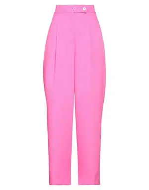 VICOLO High-waisted Straight Leg Pants - Fuchsia