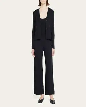 Majestic Filatures Soft Touch Straight-leg Pant