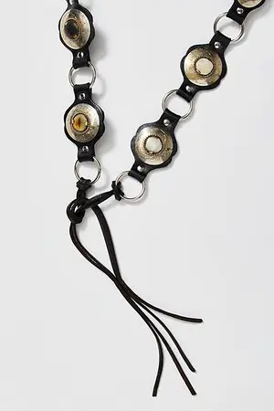 Z & L EUROPE Calypso Stone Wrap Belt - Eclipse