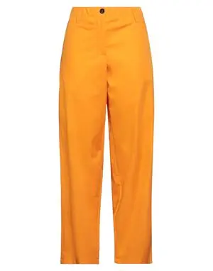 MSGM Wide Leg Twill Pants