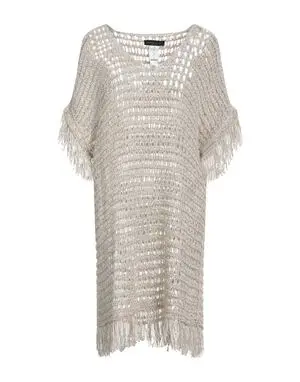 Fabiana Filippi Knitted Sweater With Fringe And Sequins