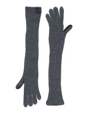 TOD'S Gloves In Cashmere And Leather - Grey