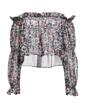 GAËLLE PARIS Floral Print Off-the-shoulder Top