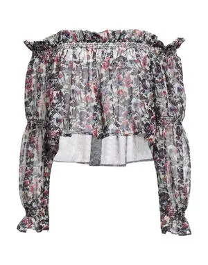 GAËLLE PARIS Floral Print Off-the-shoulder Top