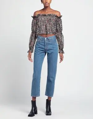 GAËLLE PARIS Floral Print Off-the-shoulder Top