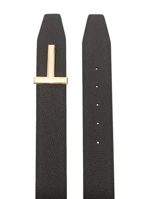 TOM FORD Ridge T Leather Belt