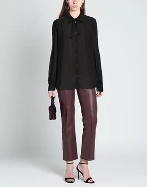 John Richmond Bow-tie Neck Crepe Shirt