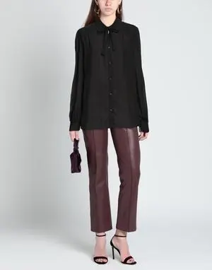 John Richmond Bow-tie Neck Crepe Shirt