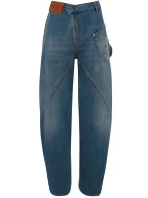 JW Anderson Oversized Twisted Wide-leg Jeans