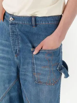 JW Anderson Oversized Twisted Wide-leg Jeans