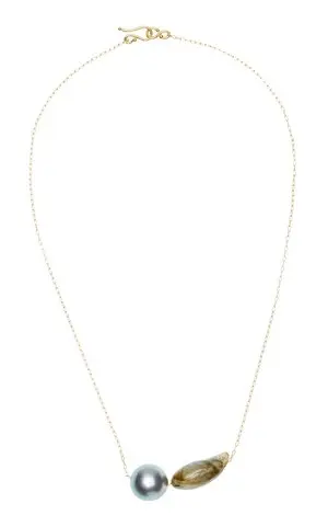 TEN THOUSAND THINGS 18k Yellow Gold Tahitian Pearl Necklace