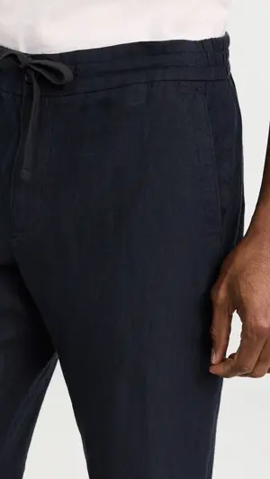 Vince Lightweight Hemp Trousers - Coastal