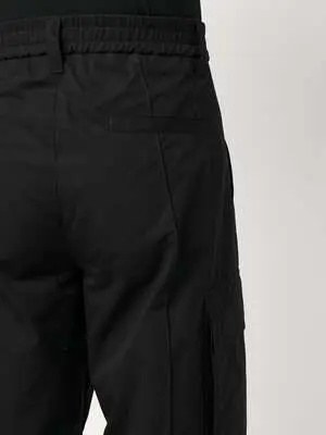 Versace Slim-cut Cargo Trousers - Black