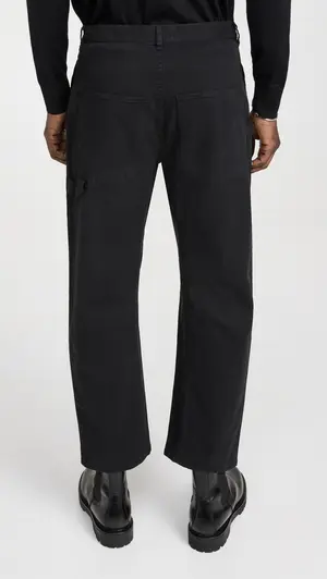 NILI LOTAN Carpenter Pants - Jet Black