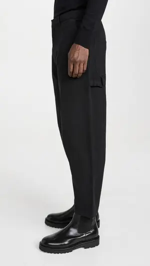 NILI LOTAN Carpenter Pants - Jet Black