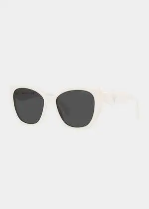 Prada Prada Geometric Square Sunglasses Bone