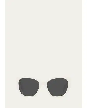 Prada Prada Geometric Square Sunglasses Bone