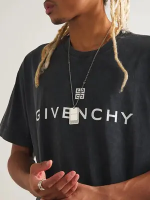 Givenchy Logo-engraved -tone Necklace