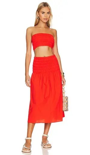 Rails Selena Maxi Skirt In Red