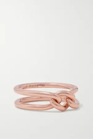 MAOR Unity 18-karat Knotted Ring - Rose Gold