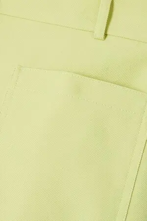Victoria Beckham Alina Twill Wide-leg Pants