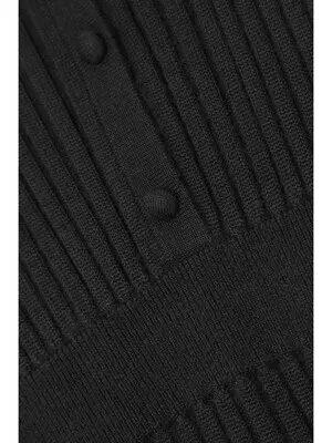 Gabriela Hearst Amor Ribbed Maxi Dress - Black