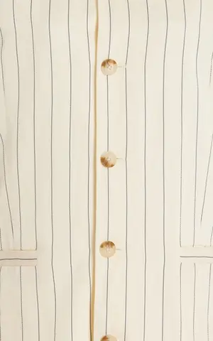 LOULOU STUDIO Cetina Pinstriped Vest