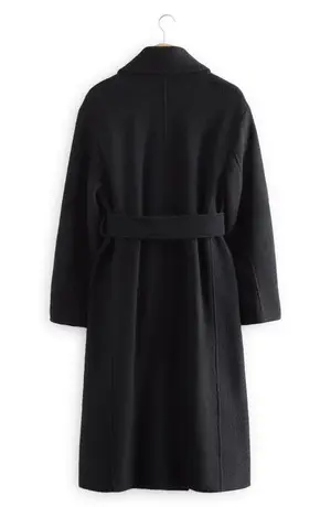& Other Stories Belted Wool Wrap Coat