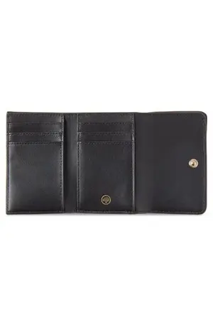Mulberry Continental Leather Trifold Wallet - Chalk