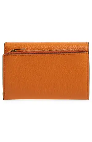 Mulberry Continental Leather Trifold Wallet - Sunset