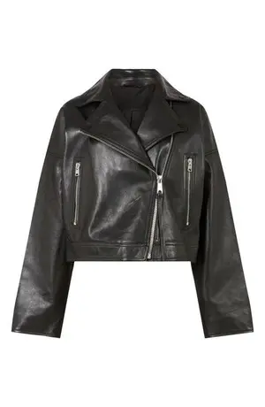 ALLSAINTS Clarke Boxy Leather Biker Jacket