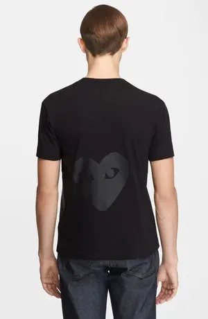 Comme Des Garçons Play Inverted Heart Print T-shirt