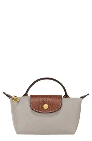 Longchamp Le Pliage Cosmetics Case - Pebble