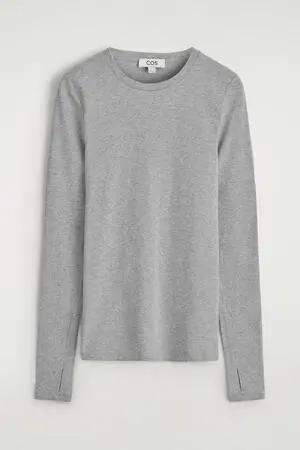 COS Slim Lightweight Long-Sleeved Top