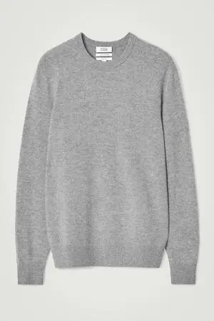 Cos Pure Cashmere Sweater - Gray