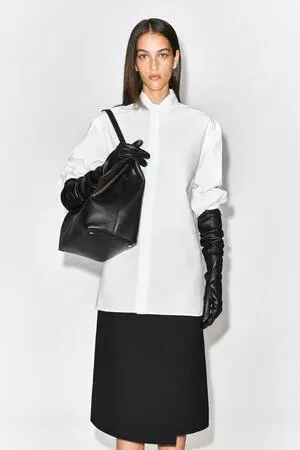 Cos Long Leather Gloves