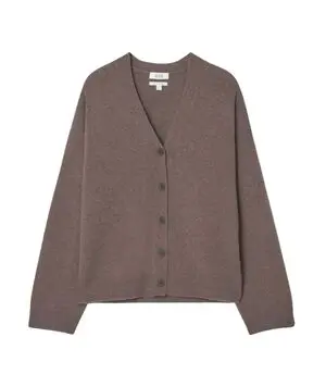 Cos Cashmere Cardigan - Brown