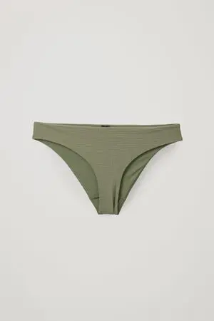 Cos Ribbed Bikini Briefs Green