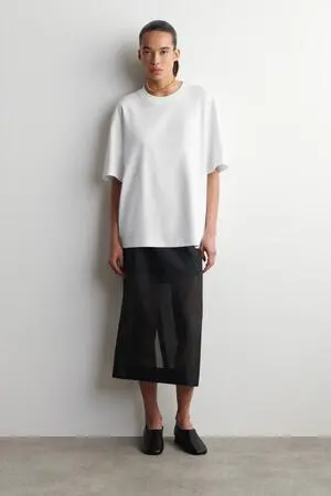 Cos Oversized T-shirt - White