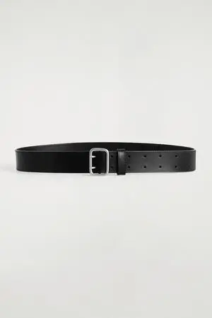 Cos Silver Tone Belts For Men