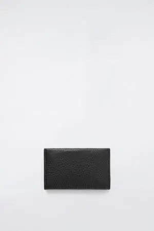 Cos Leather Cardholder - Black
