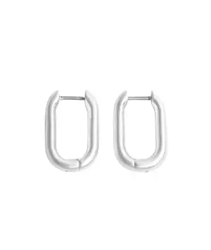 Cos Oval Hoop Earrings