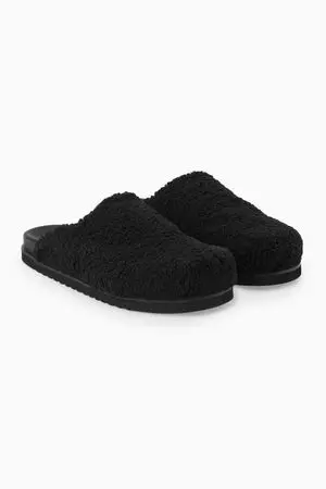 Cos Teddy Mules Black