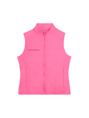 PANGAIA Archive Women Flwrdwn Lite Puffer Vest - Flamingo Pink