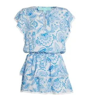 Melissa Odabash Ceramic Print Keri Dress